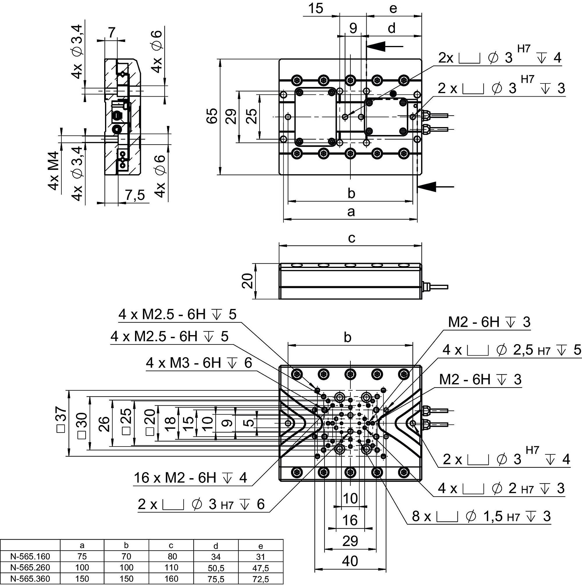 N-565 带线性编码器实现最高精度