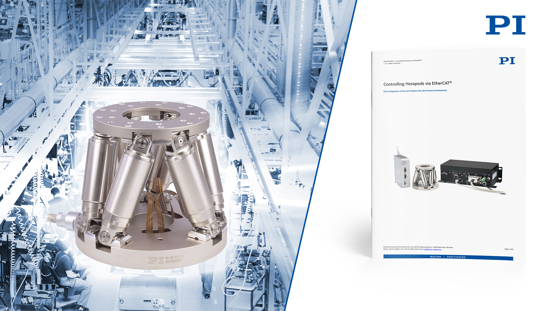 How can the advantages of hexapods be easily used in automation?
